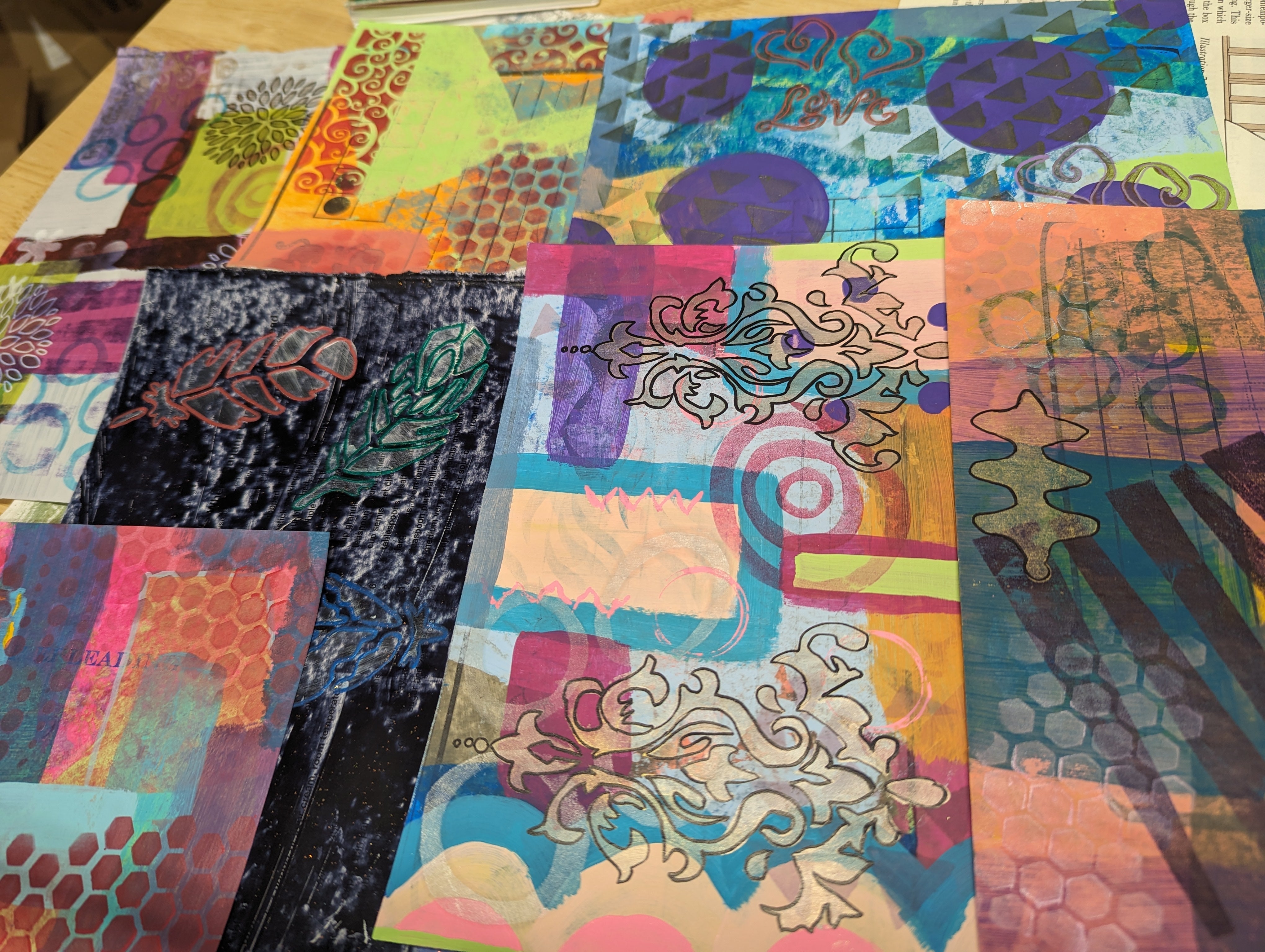 Painty Papers - A Fun Repurposing Art Project – TheChadwickRose